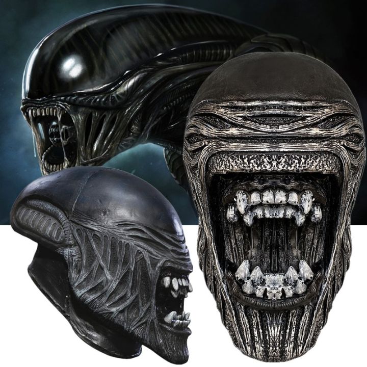 Alien Predator Latex Masks Cosplay Adult Helmet Mask Halloween Costume ...