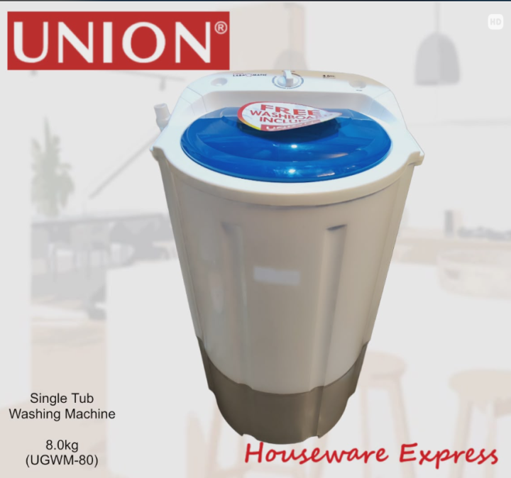 Union UGWM 80 Single Tub Washing Machine 8.0 kg | Lazada PH