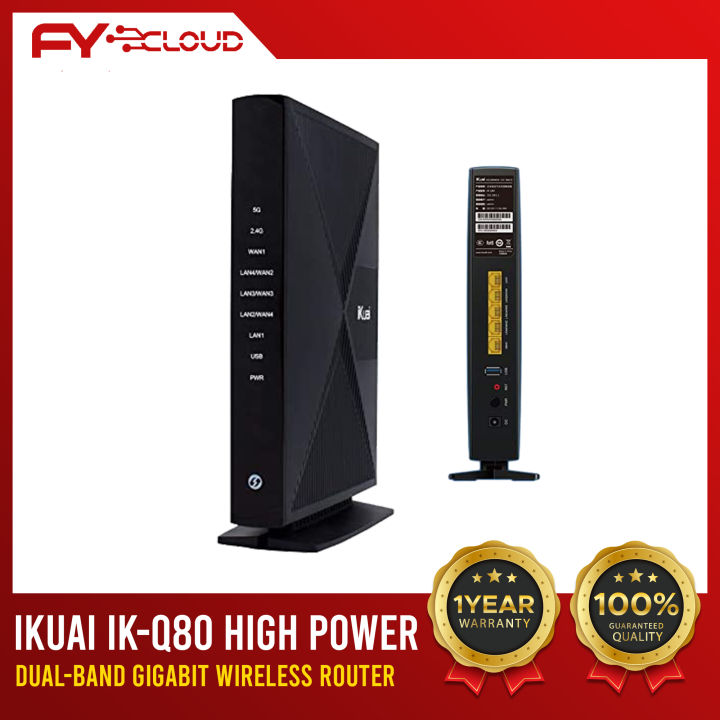 IKUAI IK-Q80 High power Dual-band Gigabit Wireless Router, the powerful Dual Broadcom chipset ...