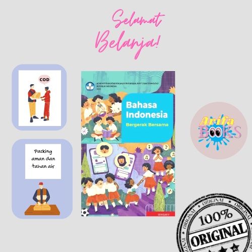 BUKU BAHASA INDONESIA : BERGERAK BERSAMA KELAS 5 SD/MI KURIKULUM MERDEKA | Lazada Indonesia