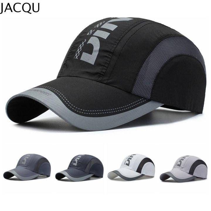 JACQU กันน้ำกันน้ำได้ หมวกแห้งเร็ว ปรับได้ปรับได้ ระบายอากาศได้ระบาย ...