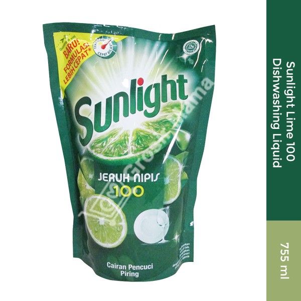 Sunlight Lime 100 Dishwashing Liquid 755 Ml | Lazada Indonesia