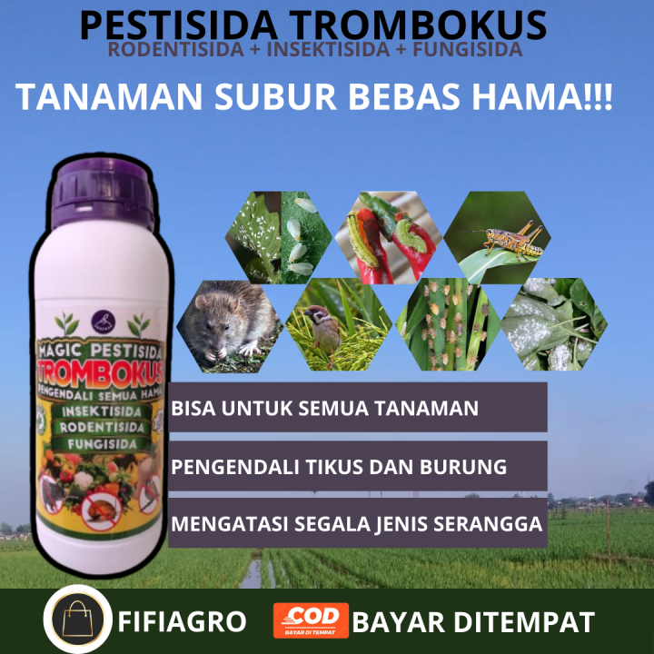 TROMBOKUS PESTISIDA RODENTISIDA FUNGISIDA INSEKTISIDA PENGENDALI HAMA ...