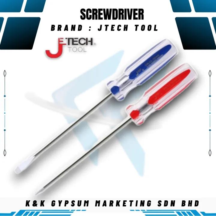 JTECH TOOL SCREWDRIVER/SLIM BODY SCREWDRIVER/PHILLIPS SCREWDRIVER | Lazada