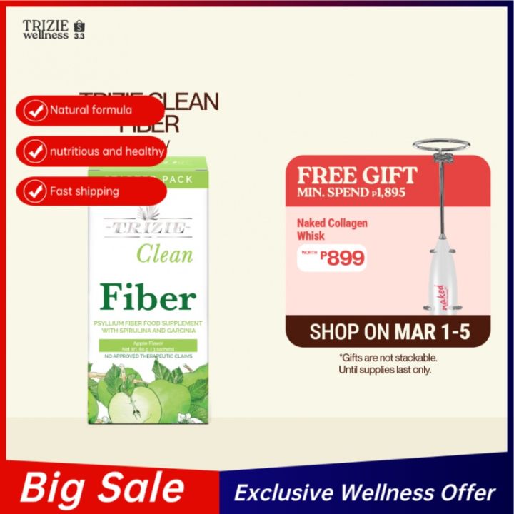 TRIZIE Clean Fiber 3 Day [Fiber Drink for Detox & Weightloss with ...