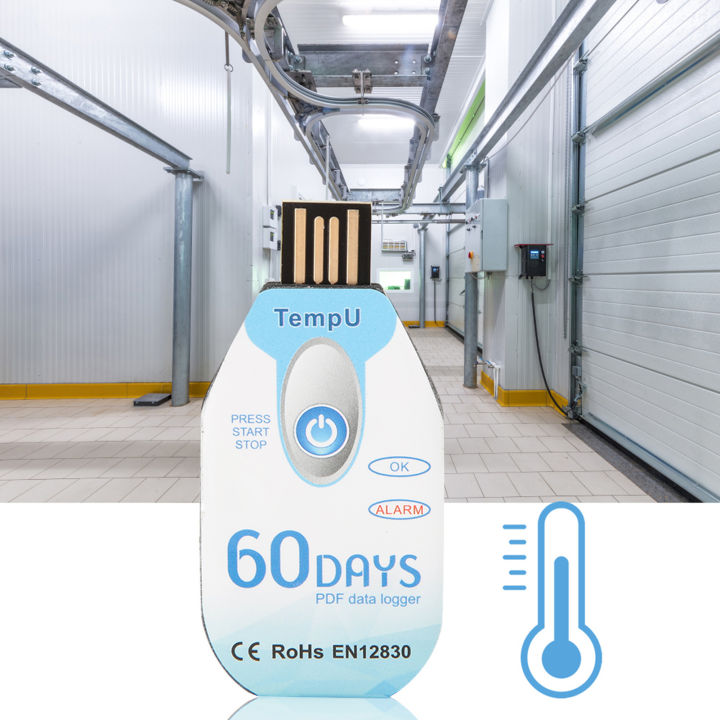 Temperature Data Logger Single Use PDF Report USB Port 10000 Points | Lazada PH