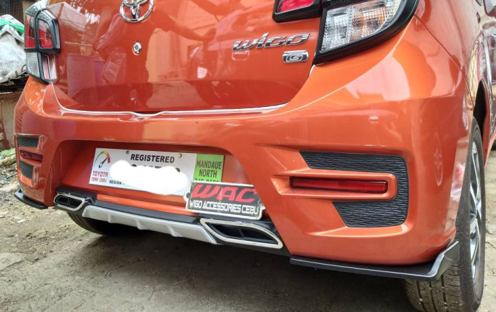 Toyota Wigo Diffuser set front and rear package | Lazada PH