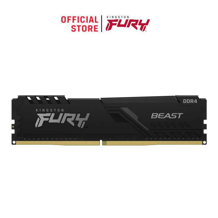 Kingston FURY Beast Black 8GB 3200MHz DDR4 CL16 DIMM Desktop Memory (KF432C16BB/8GB / KF432C16BB ...