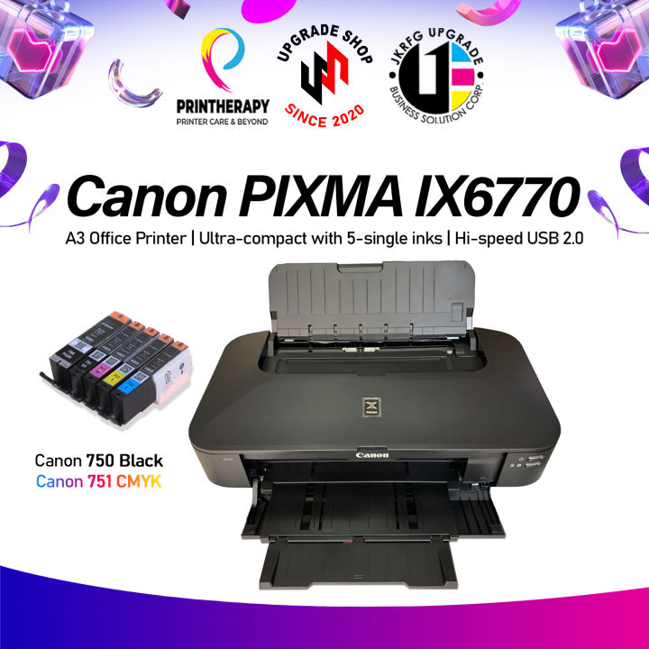 Canon Pixma IX6770 A3 InkJet Printer | Lazada PH