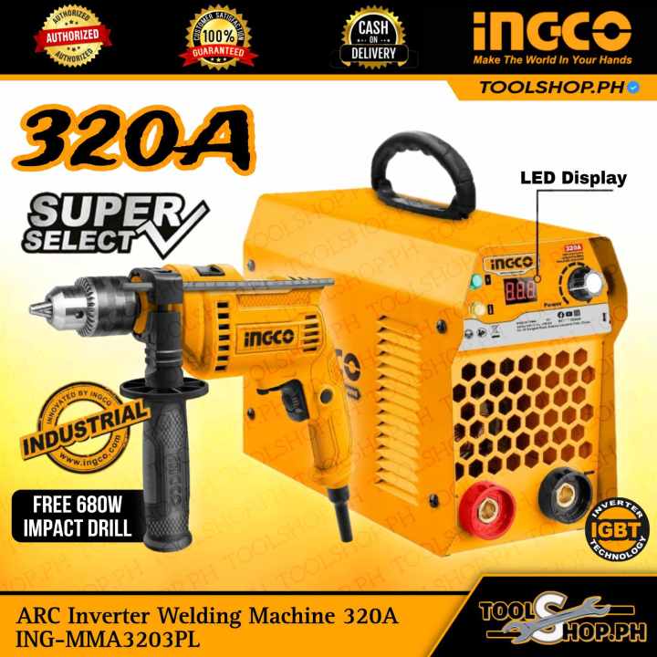 INGCO 315A/320A Inverter Welding Machine ING-MMA3152P Free INGCO Impact ... INGCO 315A/320A Inverter Welding Machine ING-MMA3152P Free INGCO Impact ...