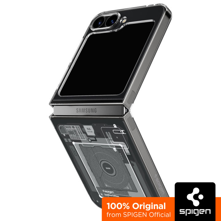 SPIGEN Case for Galaxy Z Flip 7 FE / Z Flip 6 [Air Skin Zero One] Air ...