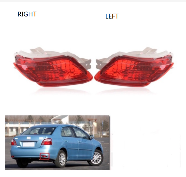 1*PCS For TOYOTA VIOS 2008 2009 2010 2011 2012 2013 Rear Bumper ...