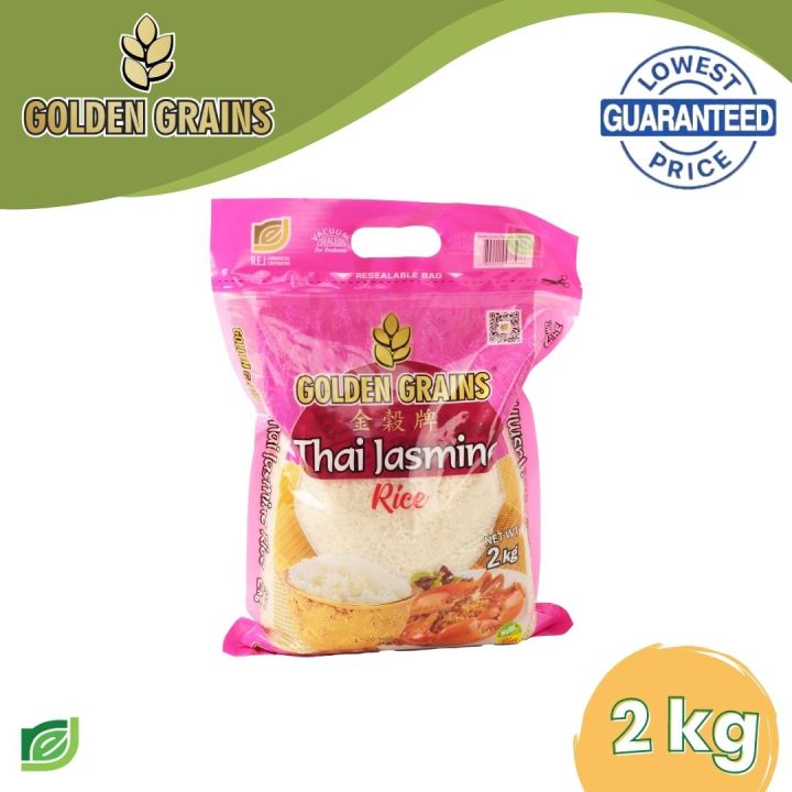 Golden Grains Thai Jasmine Rice 2kg | Lazada PH