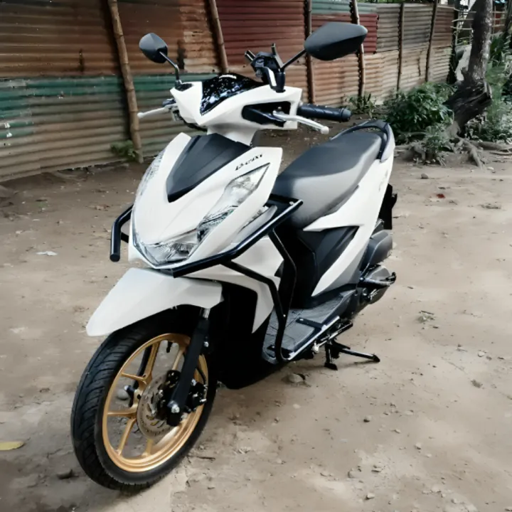 HONDA BEAT 110 ( V1 | V2 ) - HEAVY DUTY HALF CRASH GUARD ( POWDER COAT ...