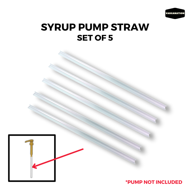 Syrup Pump Straw -Polypropylene plastic | Lazada PH