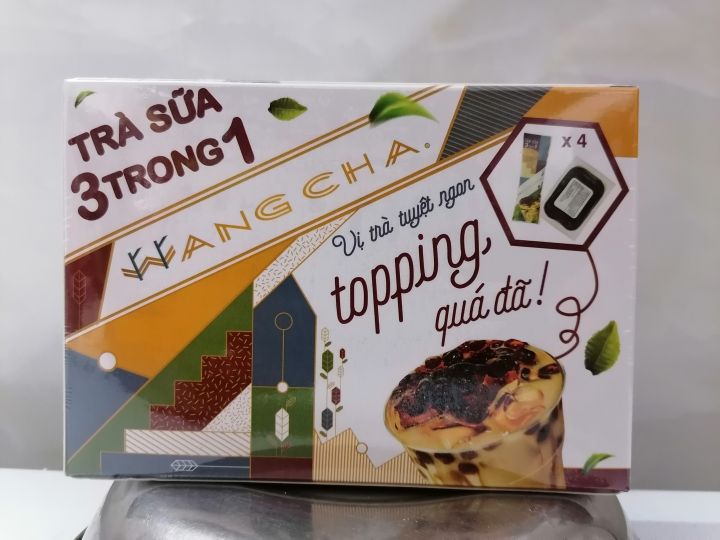 [Hộp 400g – 3 IN 1] TRÀ SỮA TRÂN CHÂU [VN] WANGCHA Milk Tea | Lazada.vn