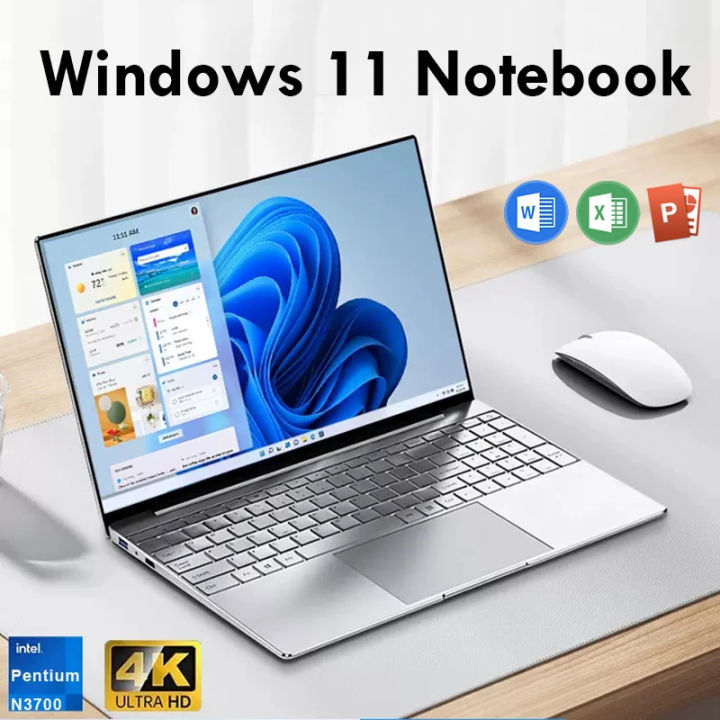 2024 แล็ปท็อปคอมพิวเตอร์ Intel Pentium N3700 16GB RAM 512GB SSD ...