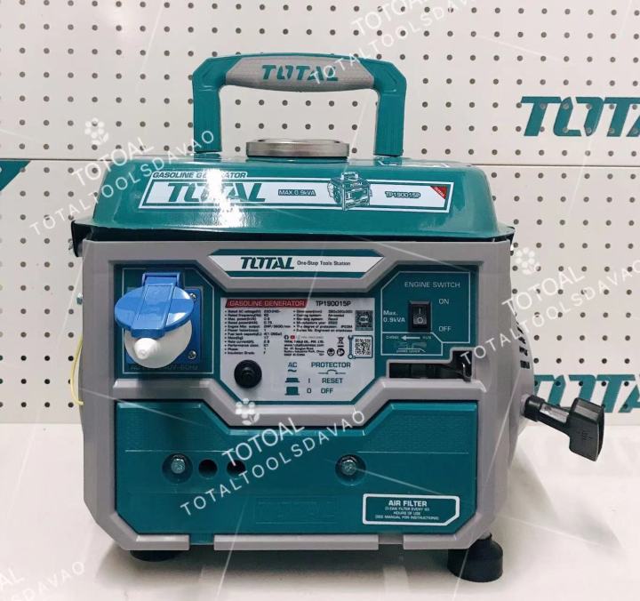 TOTAL GASOLINE GENERATOR 900watts 4L TP190015P | Lazada PH