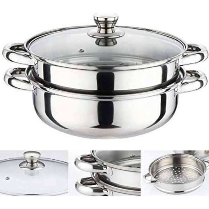 PANCI SOMAY Steamer Pot 2 Susun Panci Kukus Panci Siomay Stainless ...