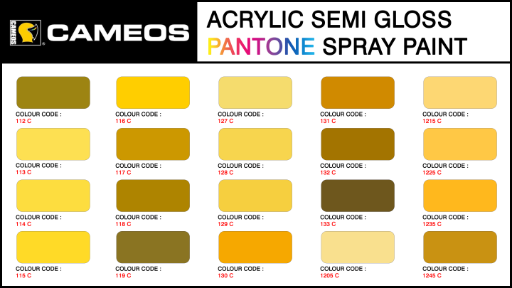 PANTONE Color P2 - Aerosol Spray Paint - CAMEOS 400ML/Bottle | Lazada