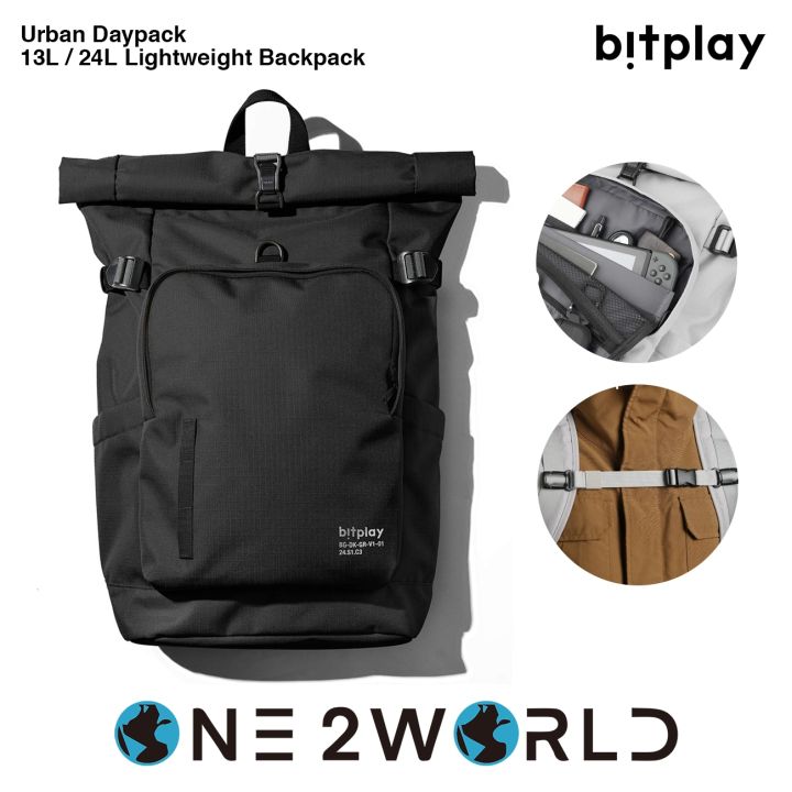 Bitplay Urban Daypack 24L: Lightweight, Water-Repellent Backpack for ...