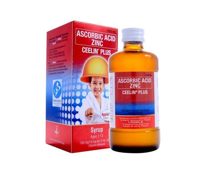 CEELIN PLUS Ascorbic Acid+zinc Syrup 250ml | Lazada PH