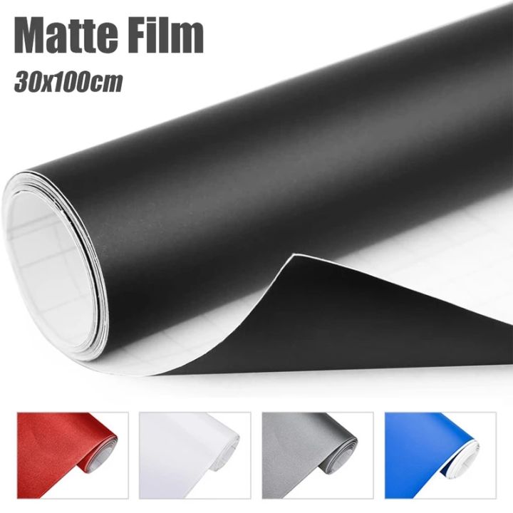 Black Matte Vinyl Film Stickers for Auto Exterior and Interior Styling ...