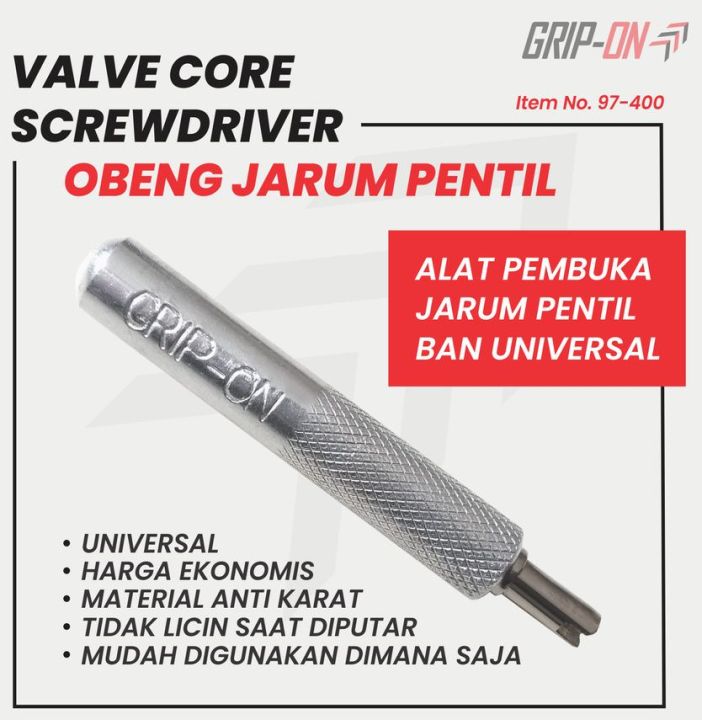 Grip On Alat Pembuka Tutup Dop Ventl Ban Motor Dan Mobil Valve Core ...
