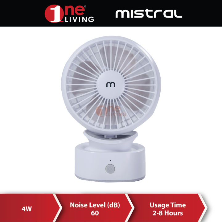 Mistral Mini USB Rechargeable Fan MACD35 | Lazada