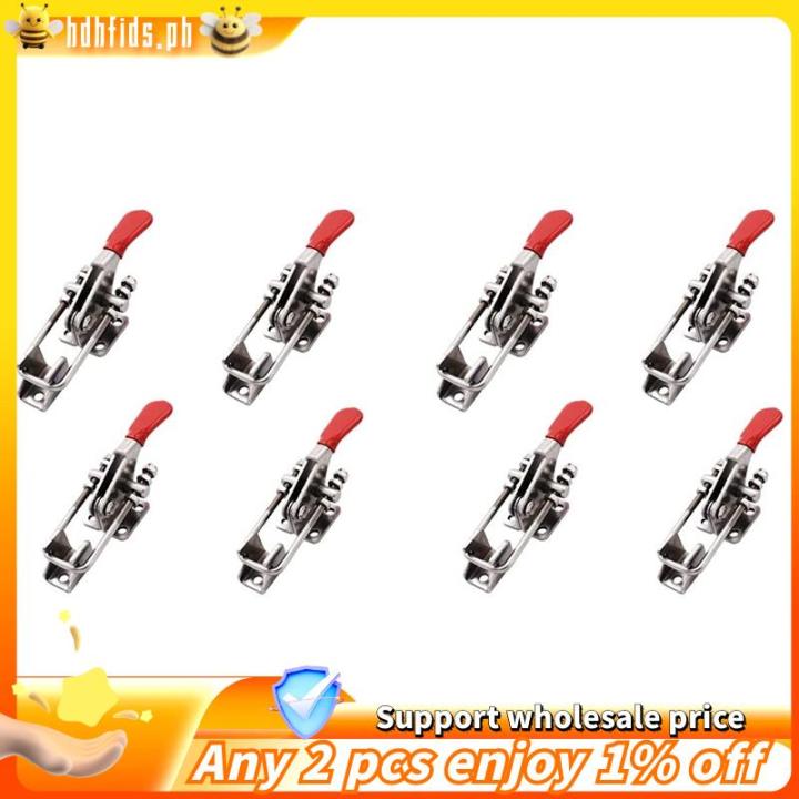 304 Stainless Steel Adjustable Pull Latch Toggle Locking Clasp Latch ...