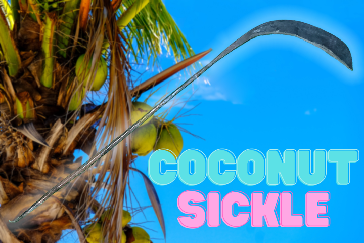 Gardening Fruit Picker | High Altitude Coconut Sickle | Agricultural Tool Metal Small Big ...