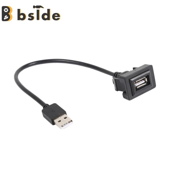 Car Dash Flush Mount USB Port Panel Extension Cable Adapter for Toyota ...