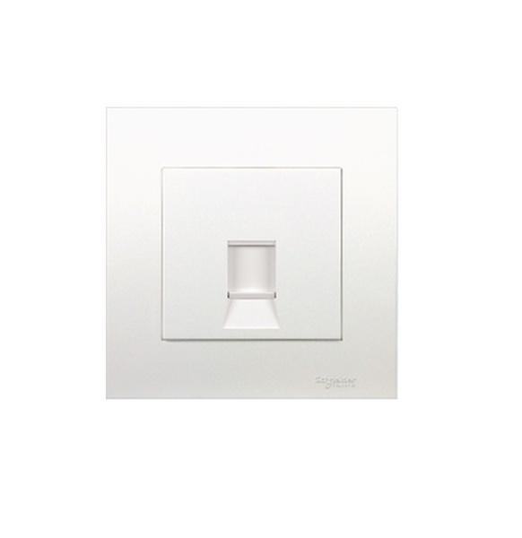 Schneider Vivace 1 Gang Category 6 Data Socket Shuttered, White | Lazada