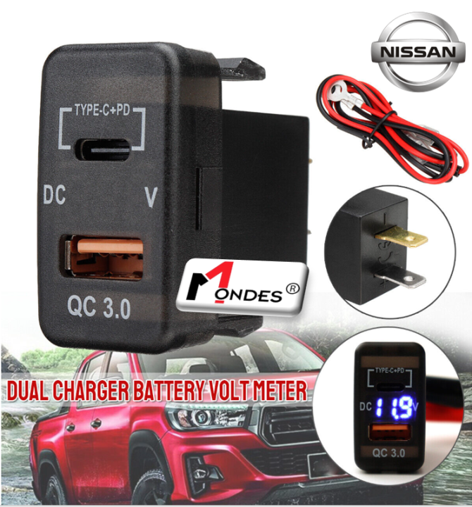 USB 3.0 NISSAN ALMERA LIVINA SERENA TEANA SYLPHY NAVARA X-TRAIL Dual ...