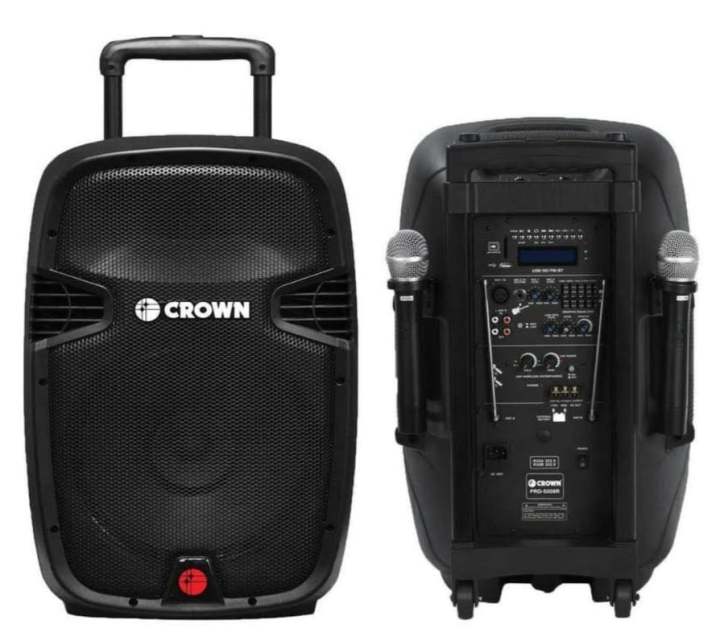 CROWN PRO-5008R 15" POWERED PORTABLE SOUND SYSTEM 2-WAY 400W | Lazada PH