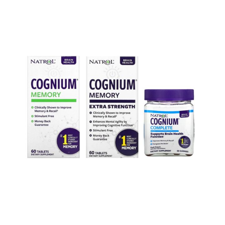 Natrol Cognium, Extra Strength, 200 mg, 60 Tablets Cognium, Brain ...
