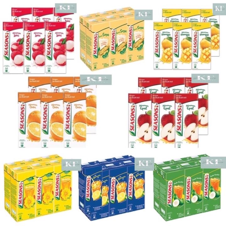 F&N Season Packet Drinks/Air Kotak Season 250ml X 6pcs | Lazada