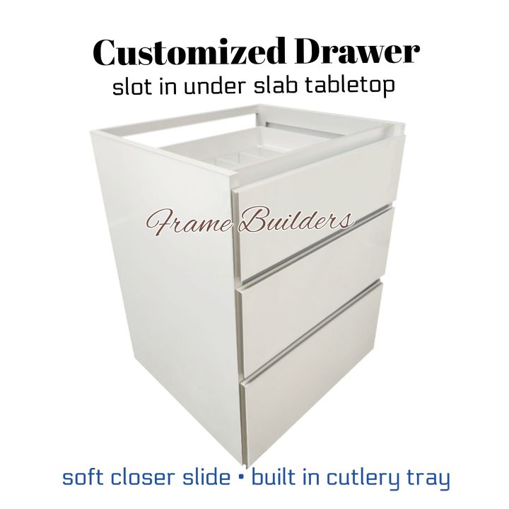 [PRE-ORDER]Drawer/Aluminum Drawer/For Cement Tabletop Use/Under ...