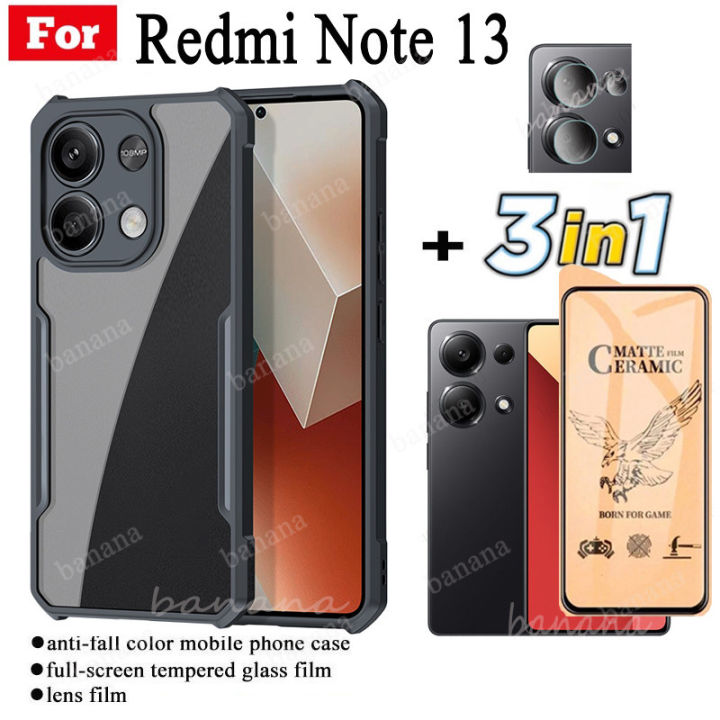 3 in 1 Redmi Note 13 Shockproof Phone Case for Redmi Note 13 Pro 4G 5G ...