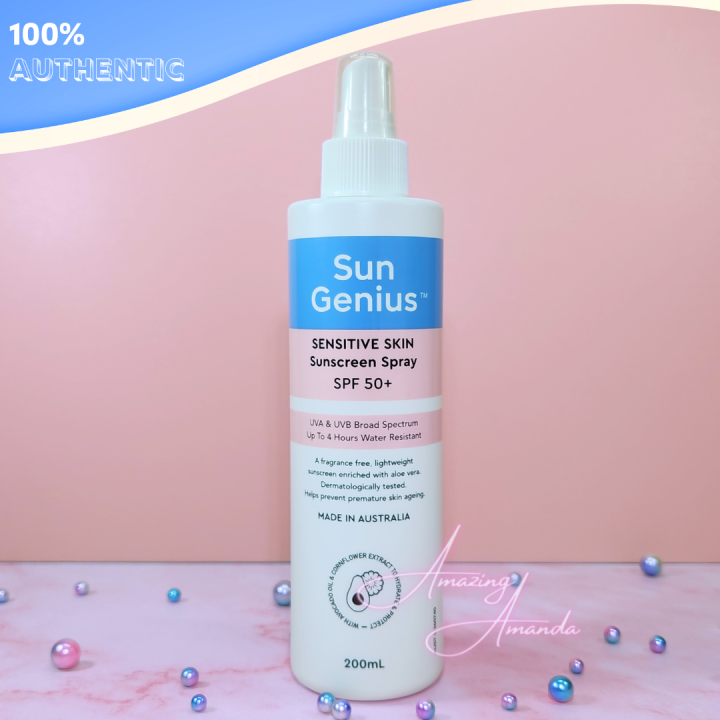 Sun Genius Sensitive Skin Sunscreen Spray SPF 50+ | Lazada PH