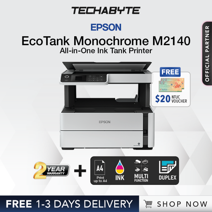 [FAST SHIP] Epson EcoTank M2140 | Monochrome All-in-One Ink Tank ...