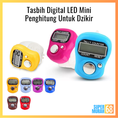 Bisa Cod - Tasbih Digital Mini Finger Counter Penghitung Digital Tasbeh ...