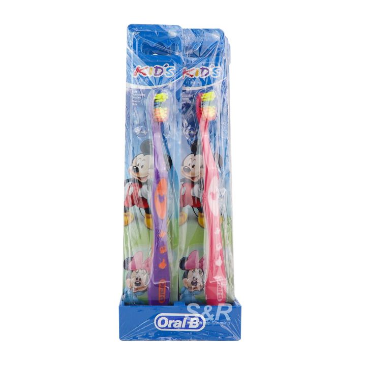 Oral B Kids Toothbrush Mickey Mouse 6pcs | Lazada PH