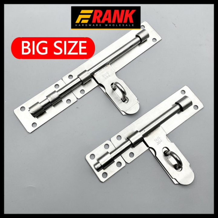 Door Lock Barrel Bolt With Safety Hasp Stainless Steel Frank Hardware ...