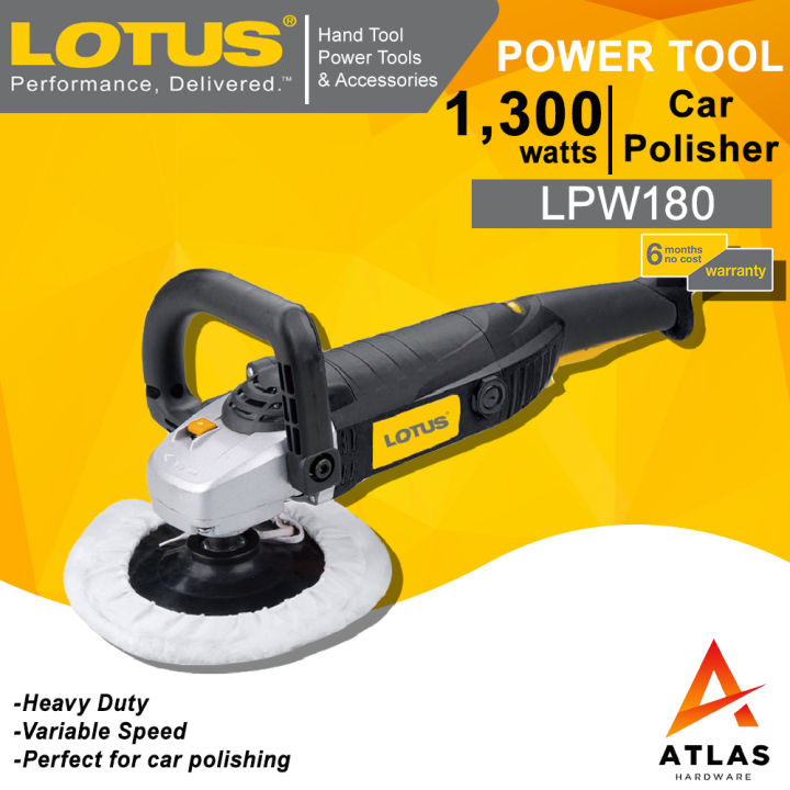 Lotus Car Polisher / Buffing Machine 1300W LPW180 | Lazada PH