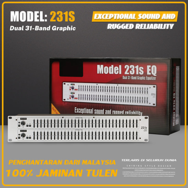 Graphic Equalizer 231S Dual channel 31 band 2-series | Lazada