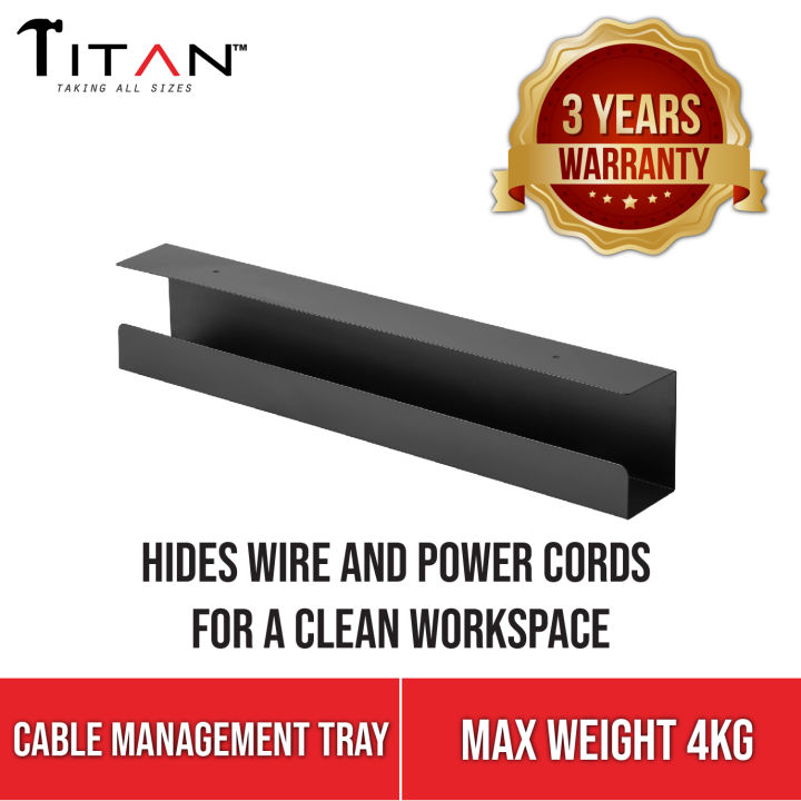 SGB590B TABLE CABLE MANAGEMENT TRAY | Lazada Singapore