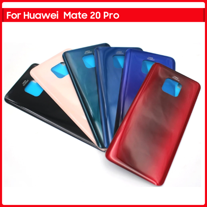 สำหรับ Mate 20 Litemate 20 Pro ฝาหลังแบตเตอรี่ด้านหลังประตู3D แผงกระจก Mate20แบตเตอรี่เคสกาว ...