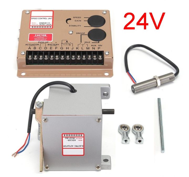 ESD5500E+Actuator+Mpu Generator 24vdc สำหรับเครื่องปั่นไฟ เครื่องยนต์ ...