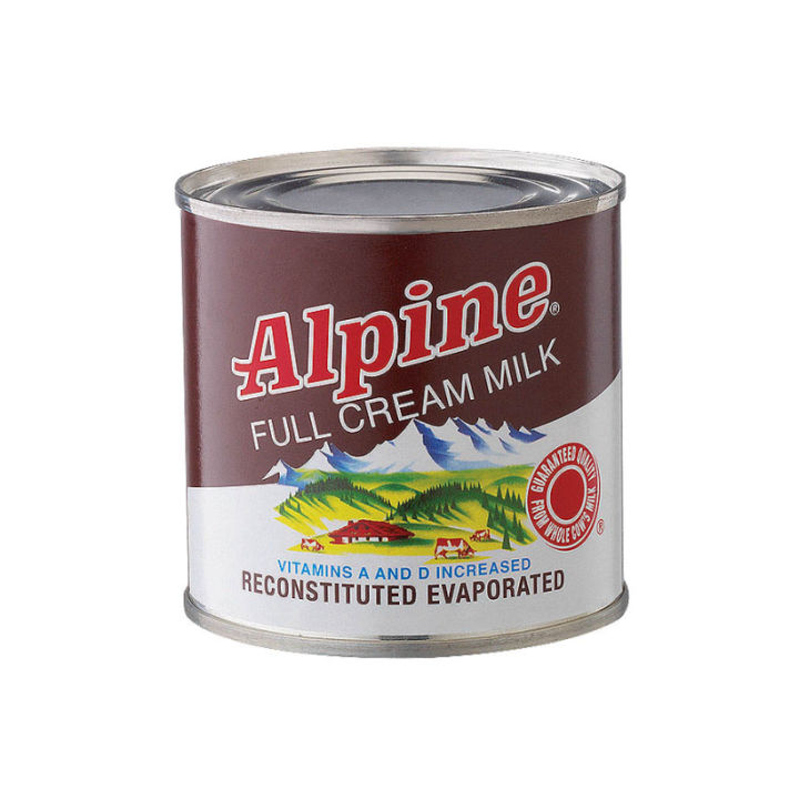 Alpine Evaporated Full Cream Milk (140mL) | Lazada PH